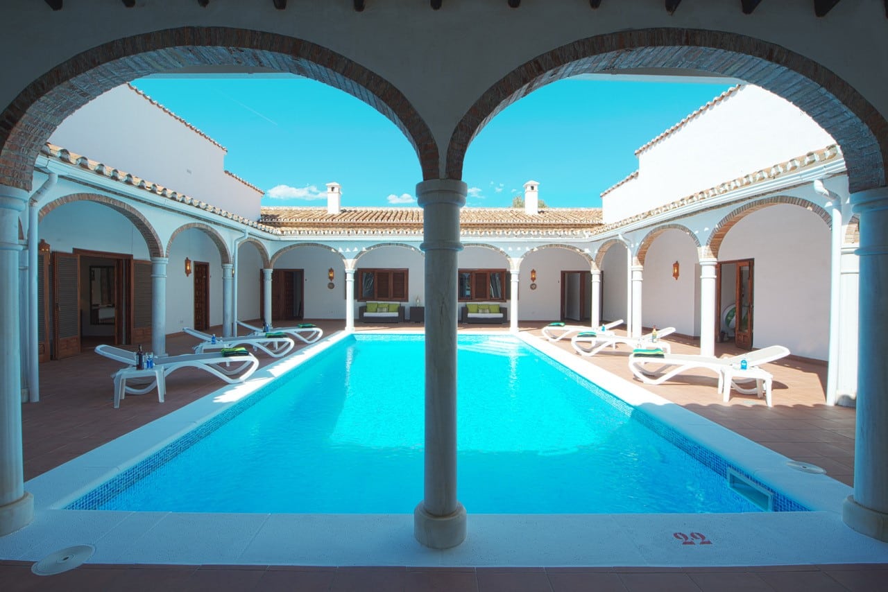 Tennis Holidays Spain - With a Swimming Pool & Sunbathing